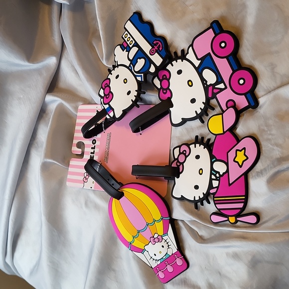 Hello Kitty | Accessories | Hello Kitty Luggage Tag 4pc Set Brand ...